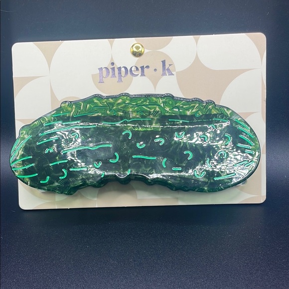 piper k | Accessories | Piper K Green Pickle Hair Clip | Poshmark